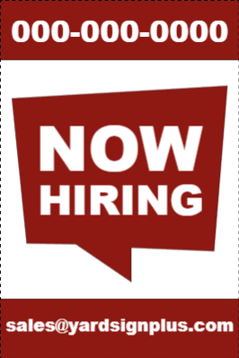 Business Yard Signs - Custom Lawn Signs - Ships Overnight