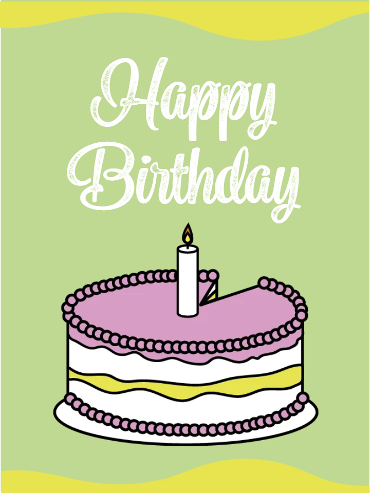 9x12 Birthday Custom Yard Signs