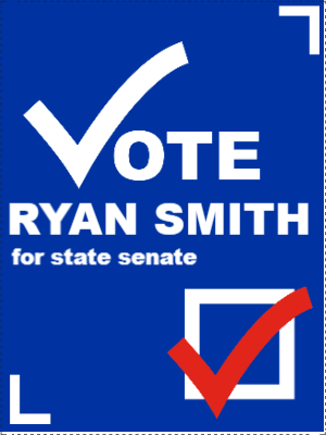 18x24 Political Yard Signs - Custom Lawn Signs - Ships Overnight