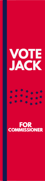 6x24 Political Yard Signs - Customizable Lawn Signs