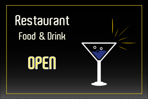 Outdoor Restaurant Signs | Custom Signage & Colors | Yard Sign Plus