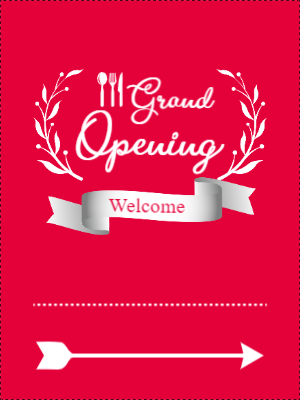 Restaurant Yard Signs - Custom Lawn Signs - Ships Overnight